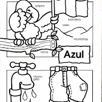 LOS COLORES DE LOS ANIMALES LAMINAS PARA PINTAR