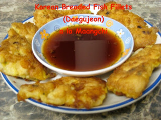 Housewife in Training: KOREAN BREADED FISH FILLETS (DAEGUJEON) BY MAANGCHI