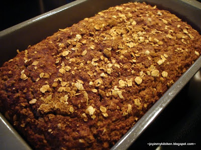 Finding Joy in My Kitchen: Oatmeal Tea Bread