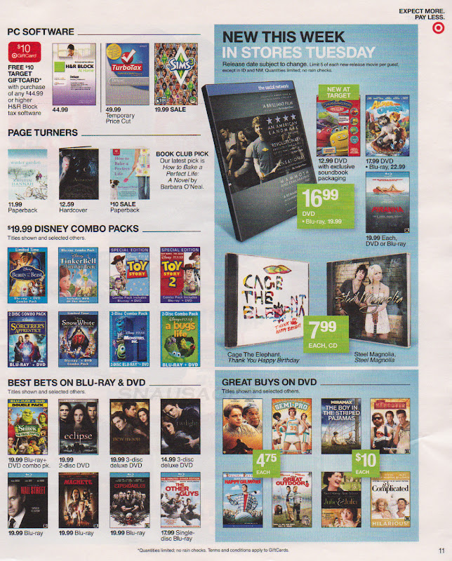 Target Media Prices (January 9 - 15, 2011) - DVD Talk Forum