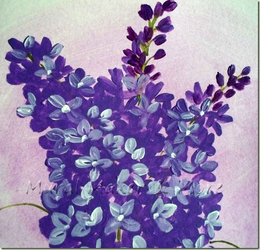 How to Paint Lilacs - Just Paint It Blog