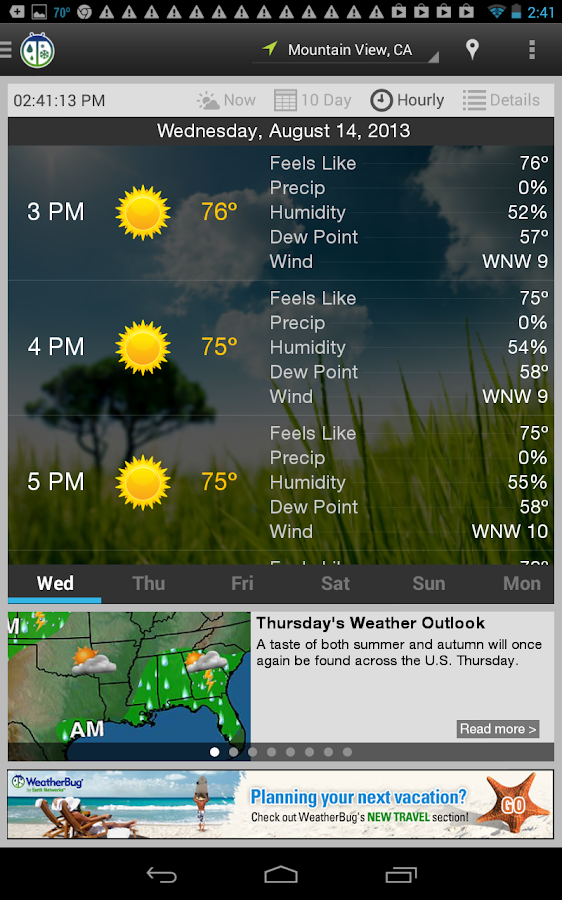 WeatherBug - screenshot