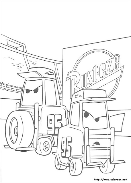 PINTAR CARS DIBUJOS DE CARS PARA PINTAR Y COLOREAR