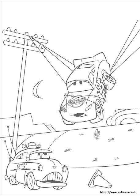 PINTAR CARS DIBUJOS DE CARS PARA PINTAR Y COLOREAR