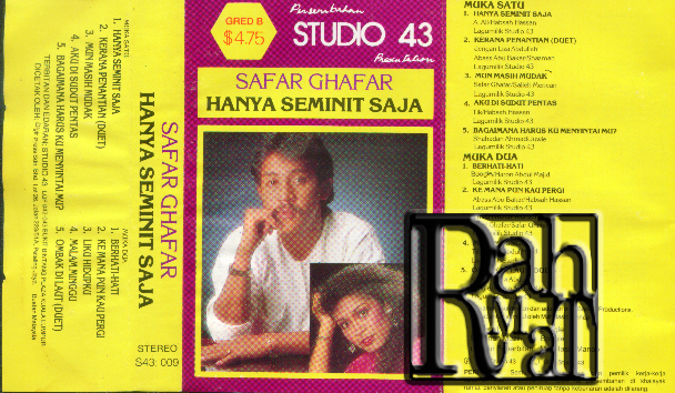 SAFAR GHAFAR – HANYA SEMINIT SAJA (1985) | Nostalgia Lagu-Lagu Melayu