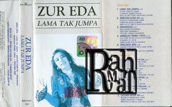 ZUR EDA – LAMA TAK JUMPA (1990) | Nostalgia Lagu-Lagu Melayu