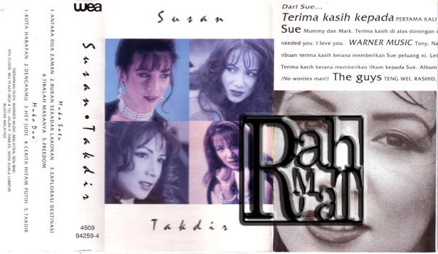 SUSAN – TAKDIR (1993) | Nostalgia Lagu-Lagu Melayu