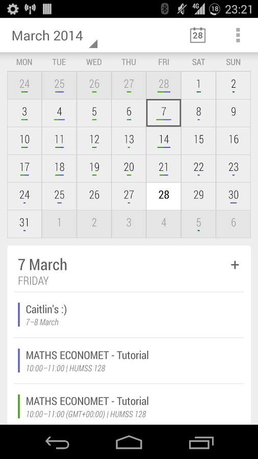 [Migliori Applicazioni Android] Today Calendar è una bellissima App ...