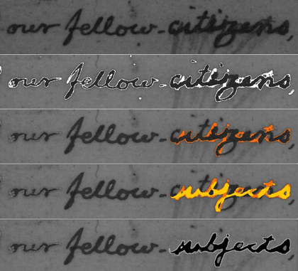 Orange Crate Art: Thomas Jefferson’s handwriting