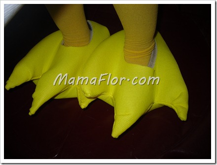 Como hacer patas de pollo en foami - Imagui