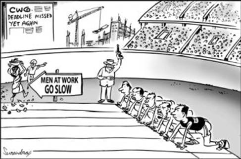 Excellent Cartoon On Commonwealth Games 2010 | Itsourteamwork : More ...