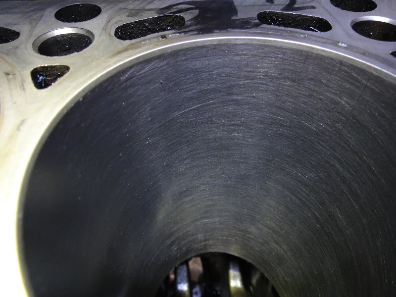 Valve and head failure - Do you think I can hone these cylinder ...