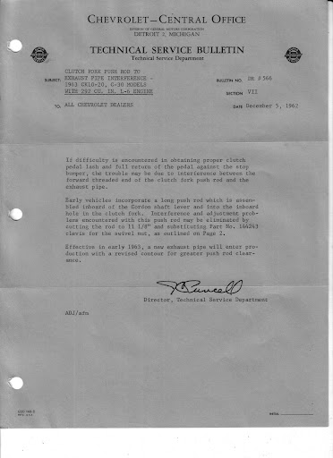1963 Service Bulletins - The 1947 - Present Chevrolet & GMC Truck ...