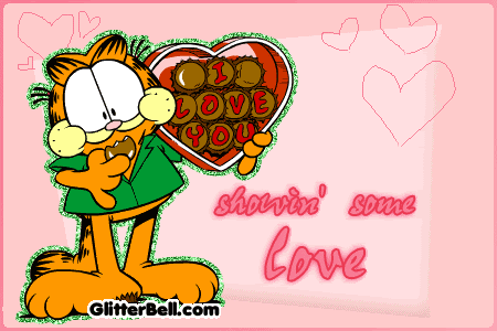 Garfield de San Valentín - Imagui