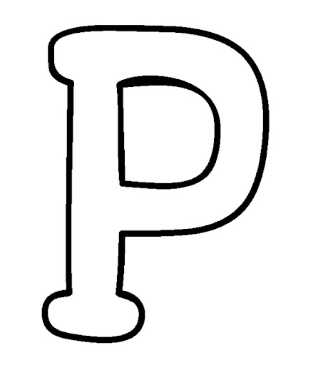 Moldes De Letra P Imagui