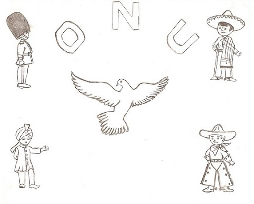 Onu para colorear - Imagui