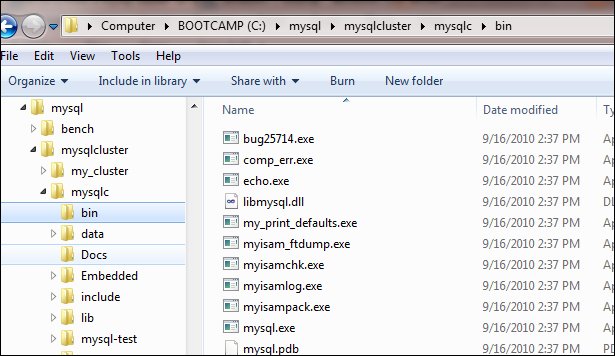 My Note On Solutions How To Create A Mysql Ndb Cluster On A Pc Windows 7 Tutorial