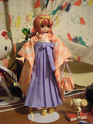 Wakeless Days: Furisode & Hakama Set for 25cm Doll (Pure Neemo Orginal ...