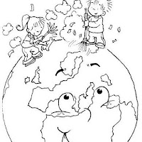 DIA DE LA TIERRA DIBUJOS PARA COLOREAR DE LA TIERRA