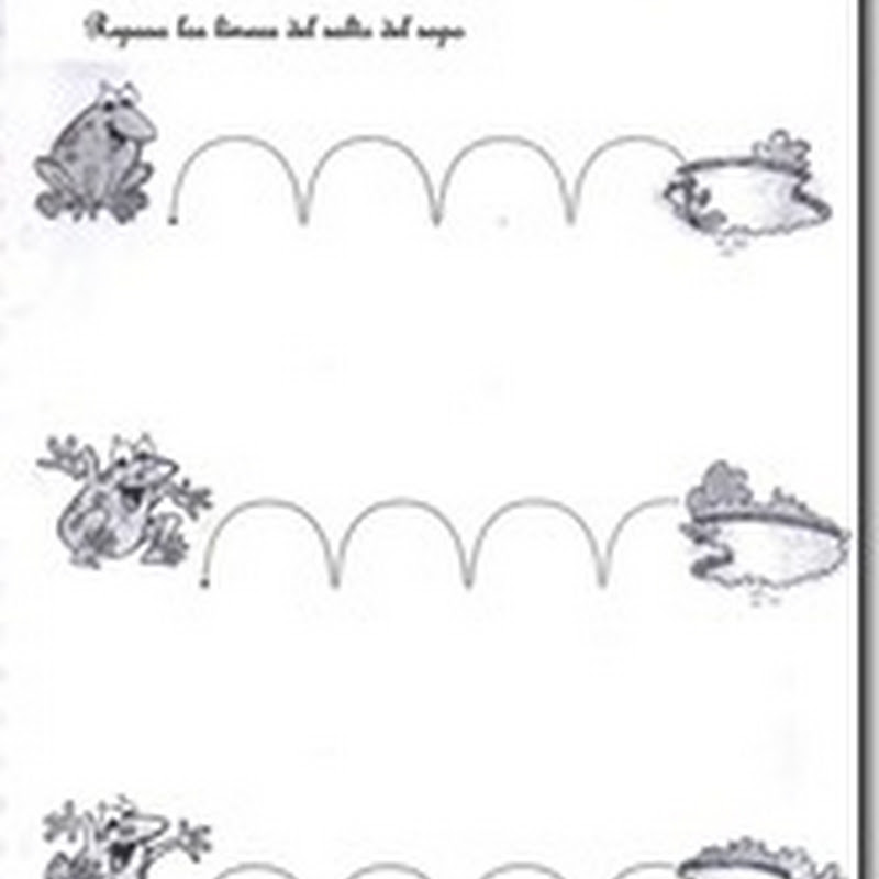 Fichas repasar líneas para imprimir - Colorear dibujos infantiles