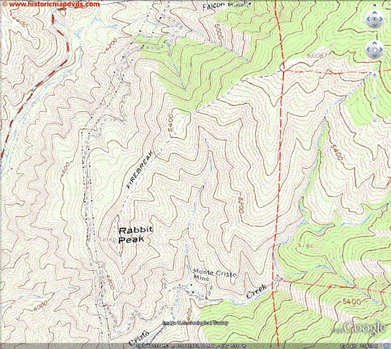 Hiking Science: Google Earth Topo Overlay - A Mapping Discussion