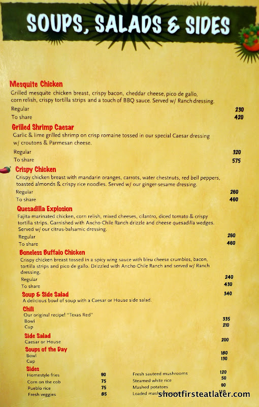 Lunch at Chili’s – Shoot First Eat Later