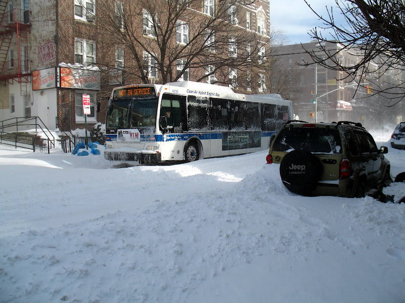 PHOTOS: Frozen Buses on Quentin Road