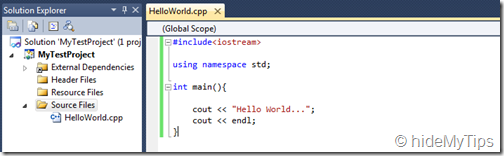 How to Create “Hello World” C++ Program in Windows Using Microsoft ...