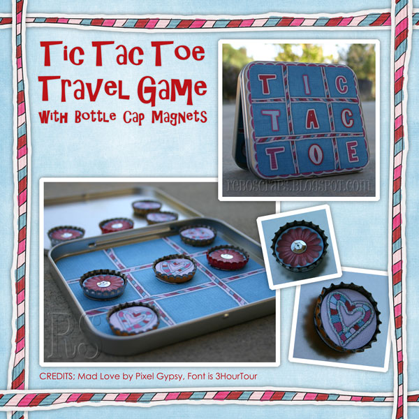 ReboScraps: Tic Tac Toe Travel Game | Hybrid