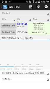 MySwimmingTimes – Track, chart, and share swimming race times and view ...