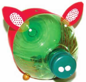 Como hacer una alcancía Ideas faciles pra realizar en el colegio