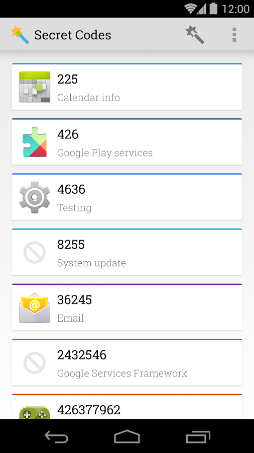 Secret Codes - Android Apps on Google Play