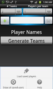 Team Creator – Android Sports Apps