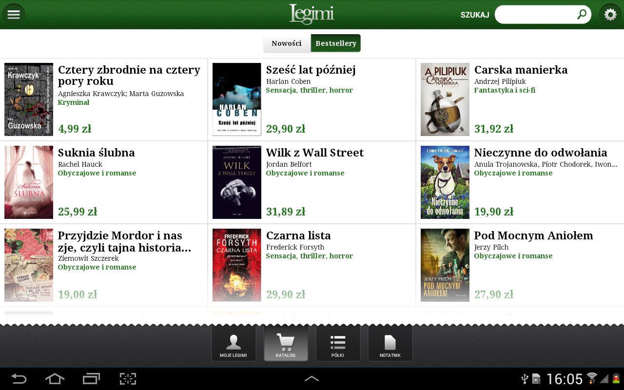Legimi - ebooki bez limitów – Aplikacje na Androida w Google Play
