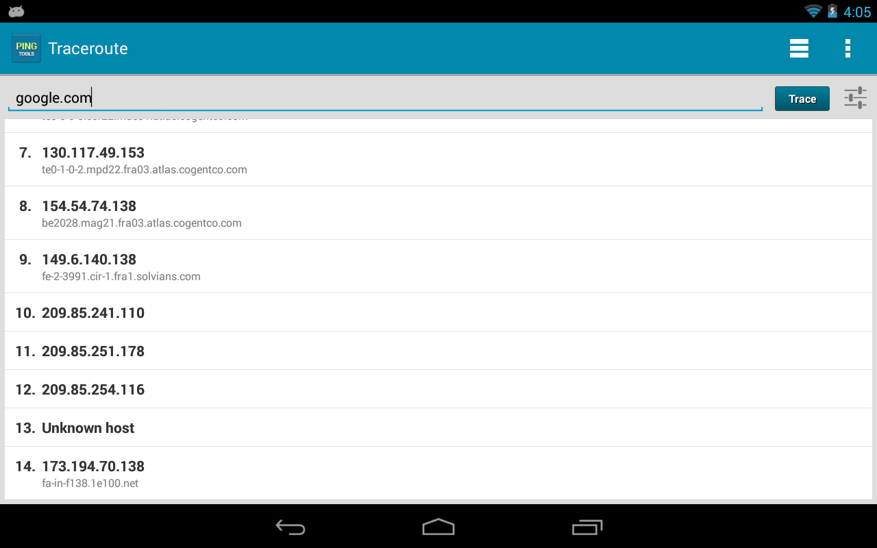 PingTools Network Utilities - Android Apps on Google Play
