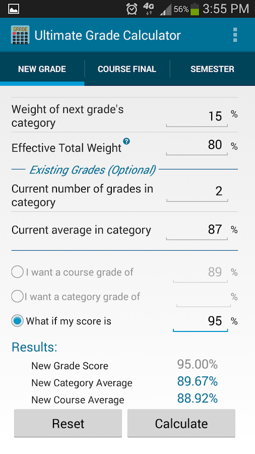 Grade Calculator
