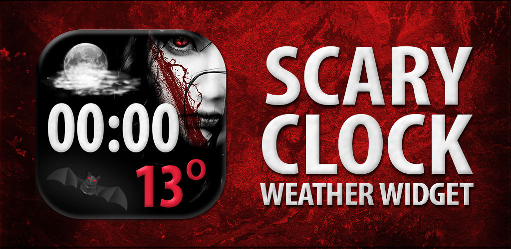 Scary Clock Weather Widget - Latest version for Android App