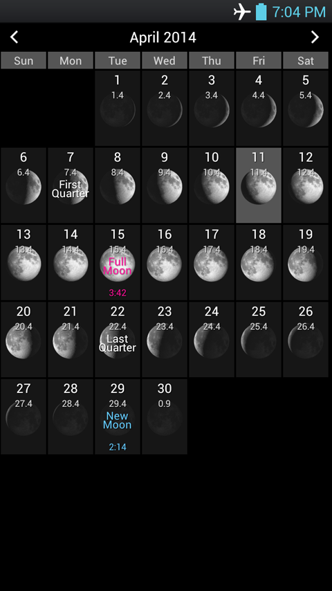 Simple Moon Phase Widget - Android Apps on Google Play