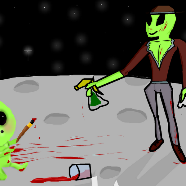 Alien Battle Scene Challenge » drawings » SketchPort