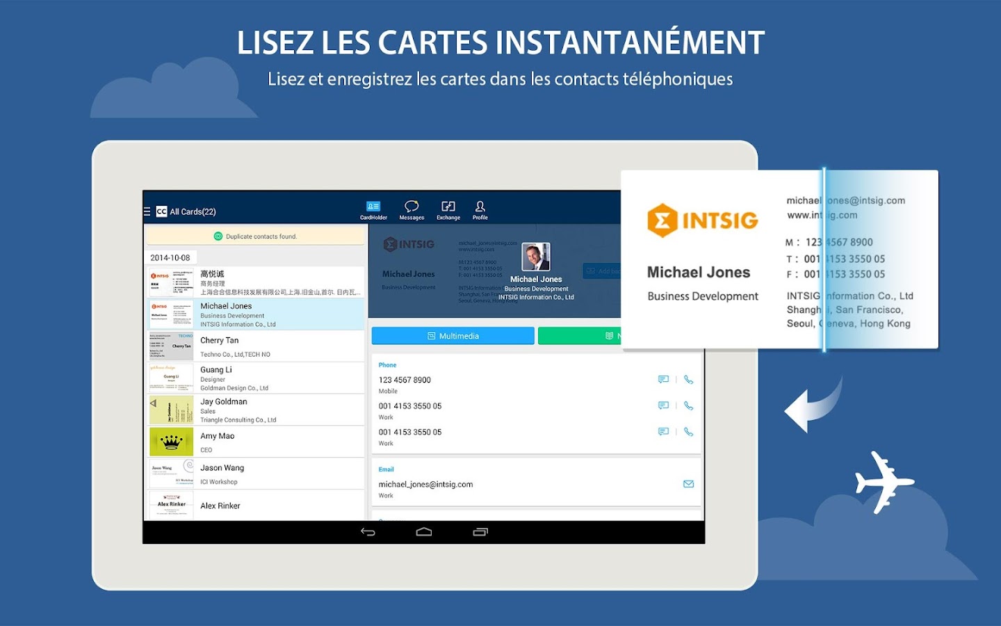 CamCard Lite - Business Card R – Applications Android sur Google Play