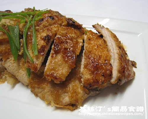 Japanese Pork Chops in Ginger Sauce | Christine's Recipes: Easy Chinese ...