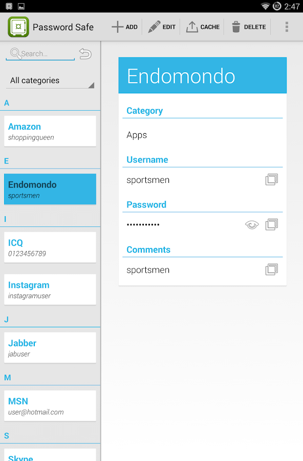 Password Safe - Android Apps on Google Play