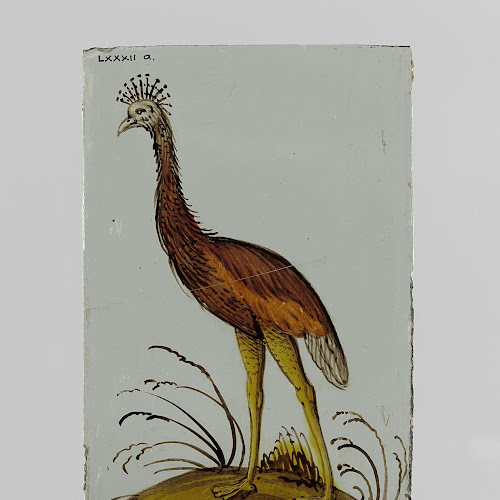 Ruit met een loopvogel, anonymous, c. 1650 - c. 1675 - Rijksmuseum