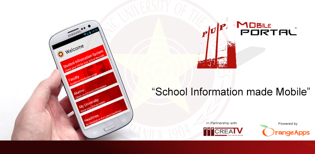 PUP Mobile Portal by ORANGEAPPS INC. - Latest version for Android App ...