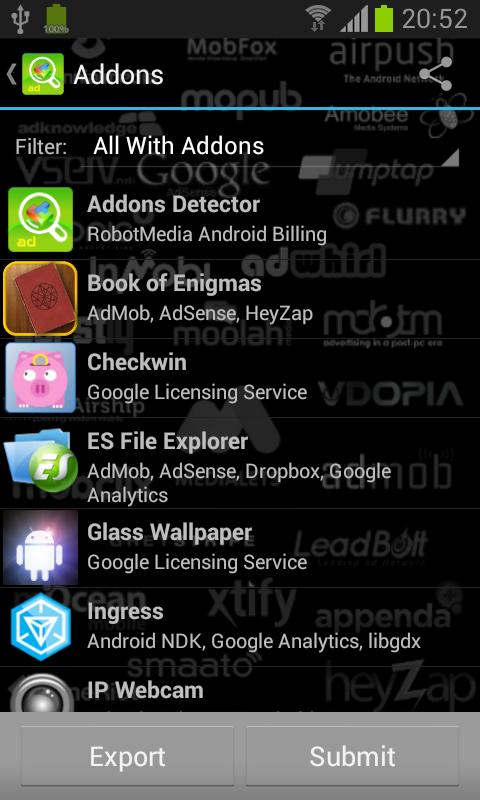 Addons Detector - Google Play의 Android 앱