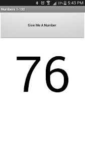 Random Number – Get a Random Number from 1-100 – Android Tools Apps