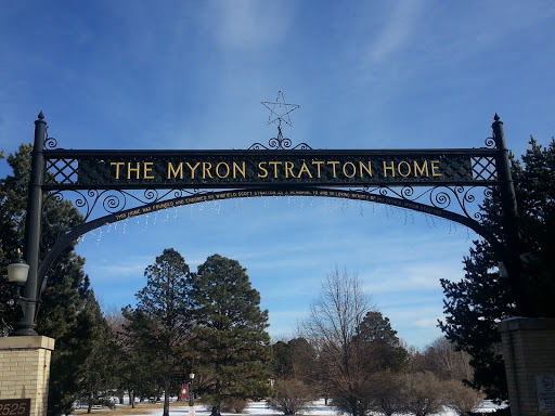 The Myron Stratton Home Portal in Stratton Meadows Colorado United ...