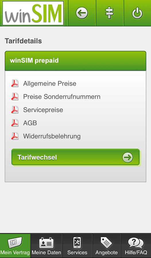 winSIM Servicewelt - Android Apps on Google Play