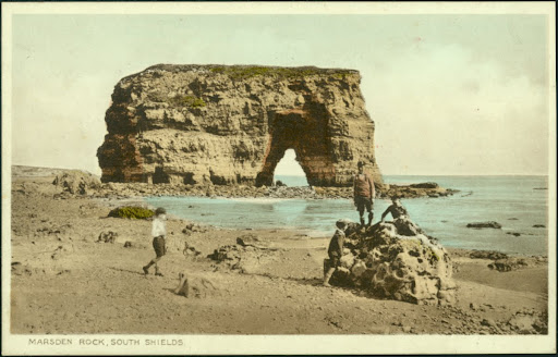 Postcard of Marsden Rock - Unknown — Google Arts & Culture