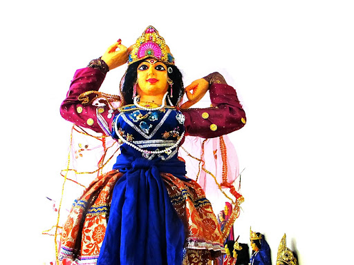 A rod puppet in a dance pose - Daricha Foundation — Google Arts & Culture
